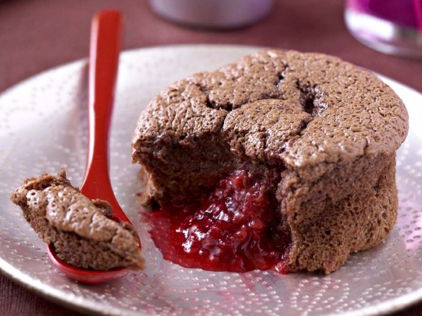 Chocolate Strawberry Lava Cake Recipe
